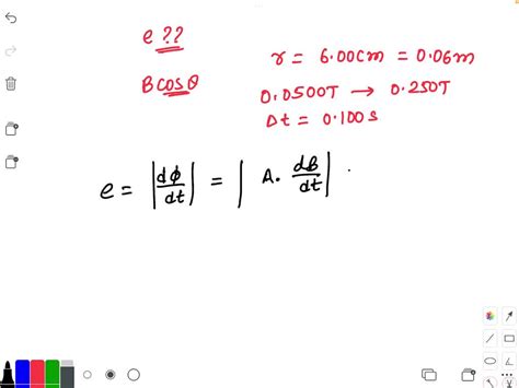 WS 23 1 Calculate The Magnitude Of The Induced Emf When The Magnet In The Figure Below Is Thrust