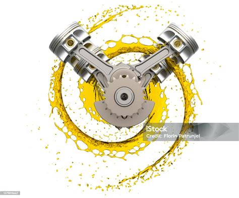 흰색 배경에 윤활유 오일이 있는 자동차 엔진의 3d 일러스트 엔진 오일에 대한 스톡 사진 및 기타 이미지 엔진 오일 엔진 3차원 형태 Istock