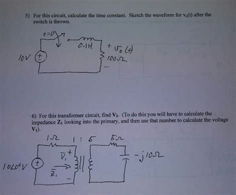 Solved Sketch The Waveform For Vo T After The For This Chegg