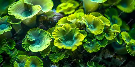 Premium Photo Vibrant Algae In Coral Reef A Natural Carbon Sink