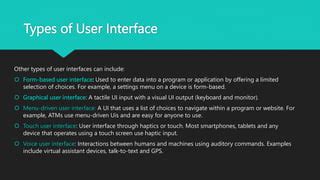 User Interface Layer Pptx