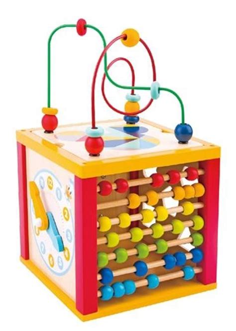 Be Imex კუბი ფერადი გეომეტრიული ფიგურებითა და ლაბირინთით Veli Store