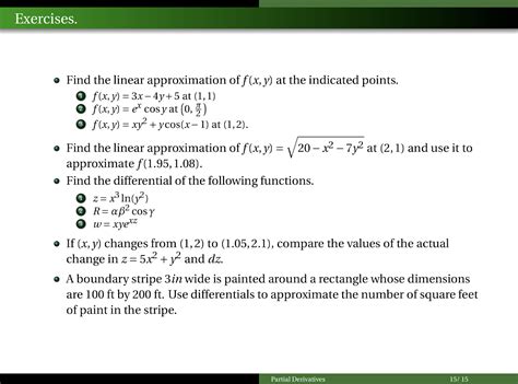 Upd Samplexes Readings And Materials Upd Math 54 Now Math 22 Tangent Planes And Linear