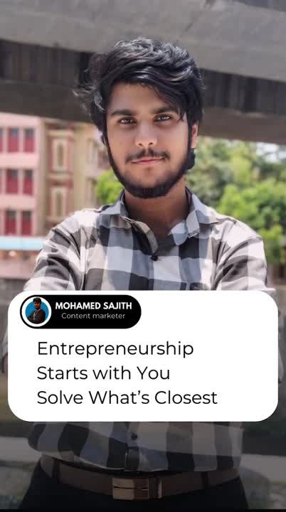 Mohamed Sajith On Linkedin Entrepreneurship Human Problemsolving