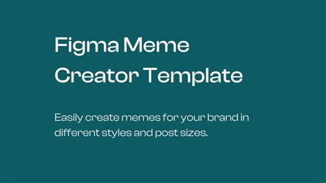 Figma Meme Template