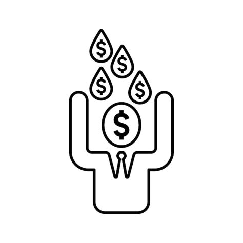 Passive Income Funding Icon Premium Vector