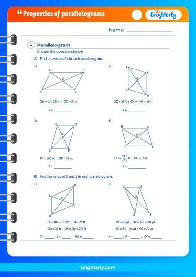 Parallelogram Properties