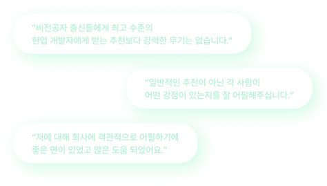 기업이 원하는 개발자 준비 커리어