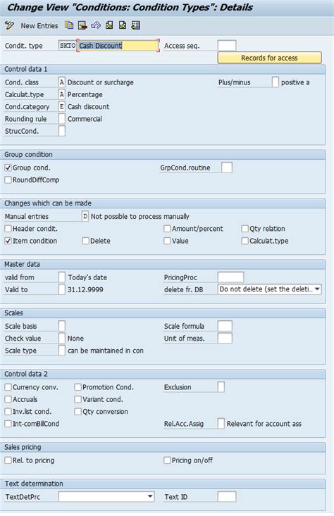 Other Configuration Tables