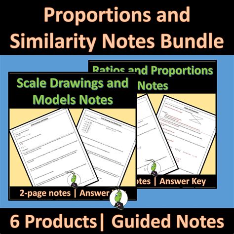 Proportions And Similarity Guided Notes For Geometry Unit Made By Teachers