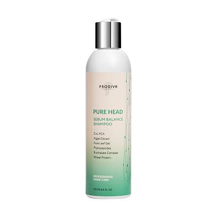 Шампунь для жирной кожи головы PRODIVA Pure Head Sebum Balance, 250 мл ...