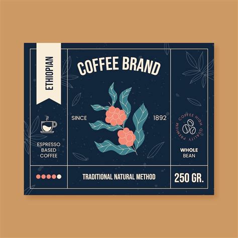 4 페이지 원두 패키지 이미지 Freepik에서 무료 다운로드