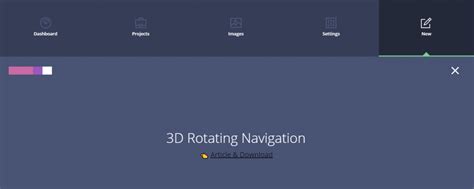 Animated 3d Menu Flipping With Css And Javascript Onaircode