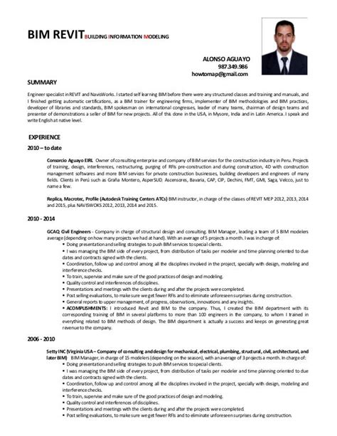 Alonso Aguayo Cv Diseño Bim Ingles