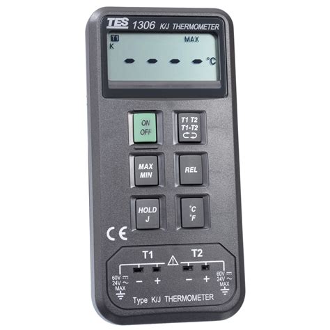 Dual Input Kj Type Thermometer With Tpk 01 Wire Hlp Controls