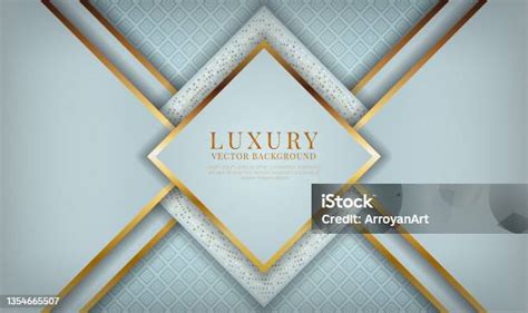 3d 화이트 럭셔리 추상적 배경 황금 마름모 효과 장식밝은 공간에 겹치는 레이어 전단지 배너 커버 브로셔 또는 방문 페이지를 위한 최신 템플릿 요소 미래 스타일 랜딩