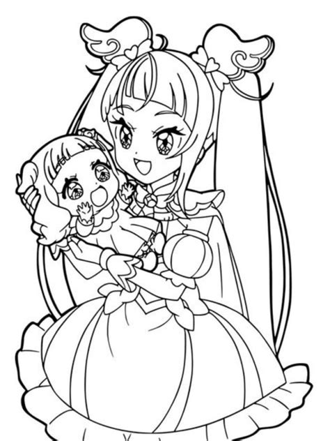 プリキュアぬりえ 子供向け無料印刷可能