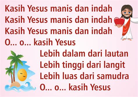 Lirik Lagu Pujian Rohani Kristen Sekolah Minggu Gereja Tuhan Yesus