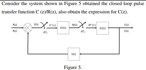 solved consider the system shown in figure 5 obtained the