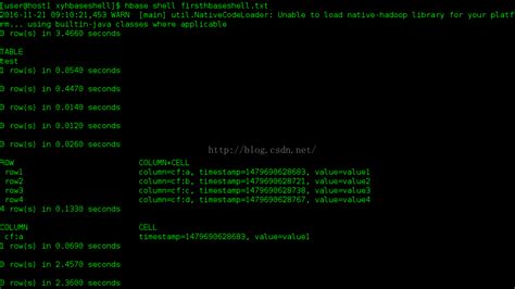 Hbase Shell执行脚本（批量添加数据）hbase批量执行sql插入语句 Csdn博客
