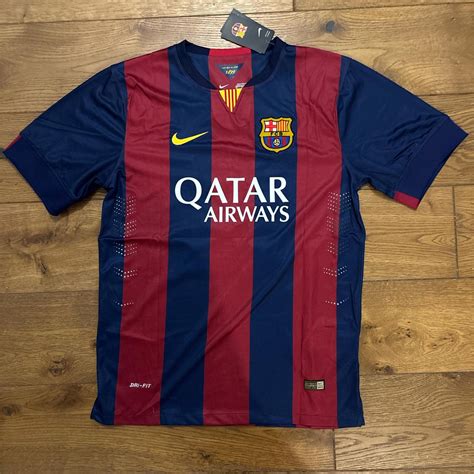 Retro Neymar Jr Barcelona Jersey Barcelona Jersey Depop