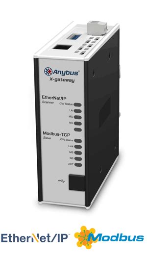 ER Soft Anybus X Gateway EtherNet IP Scanner Modbus TCP Server