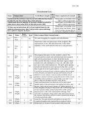 Internship Log Mid Docx PSYC INTERNSHIP LOG Ex I Understand That All Hours Must Be Internship Log Mid Docx PSYC INTERNSHIP LOG Ex I Understand That All Hours Must Be