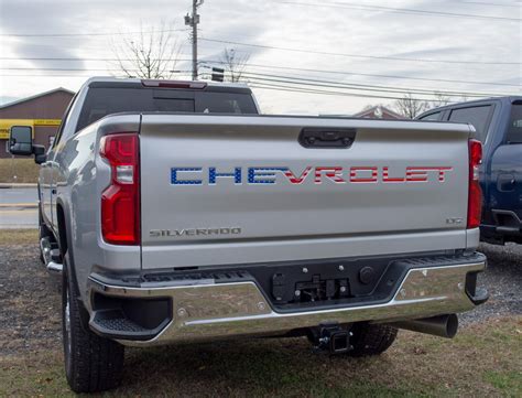 Us Flag Tailgate Letters For 2019 2023 Chevrolet Silverado 1500 2500