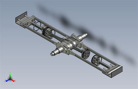 置活塞和对置气缸运动研究 Step 模型图纸下载 懒石网