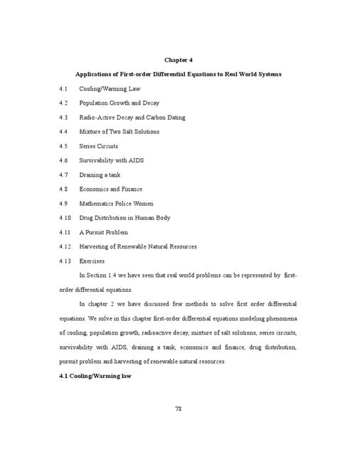 Application Differential Equation Pdf Electrical Network Series And Parallel Circuits