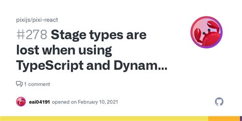 Stage Types Are Lost When Using TypeScript And Dynamic Import In Next