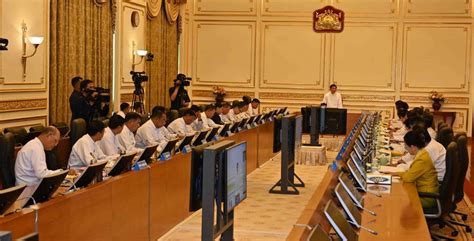 နိုင်ငံတော်စီမံအုပ်ချုပ်ရေးကောင်စီဥက္ကဋ္ဌ ပြည်ထောင်စုအစိုးရအဖွဲ့အစည်းအဝေး အမှတ်စဉ် ၆ ၂၀၂၄ သို့