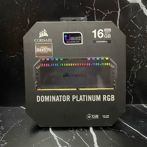 แรม Dominator 16gb Bus 3200 Ddr4 2 X 8gb สีดำ Shopee Thailand