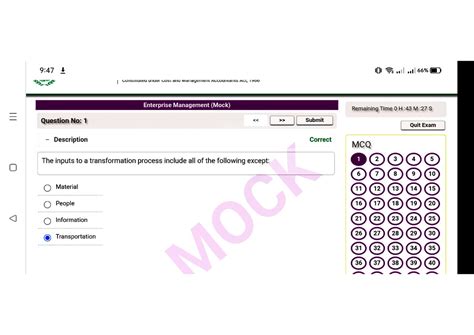 1 Mock Em Enterprise Management Notes Icmap Fundamentals Of