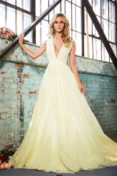 Yellow Vintage Wedding Dresses