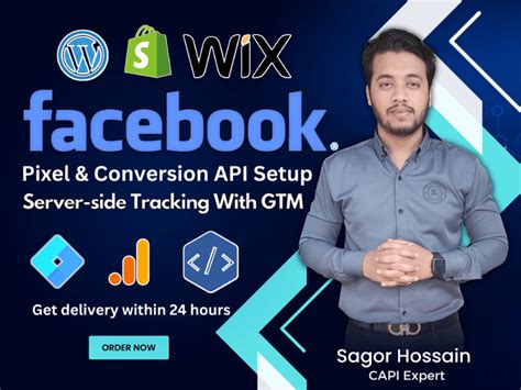 facebook pixel conversion api server side tracking setup with gtm upwork