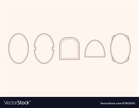 Retro Geometric Figures Royalty Free Vector Image