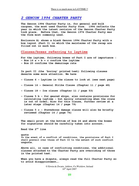 A Laymans Guide To Laytime 2 Pdf Shipping Water Transport