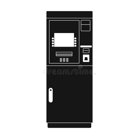 Terminal Vector Iconblack Vector Icon Isolated On White Background