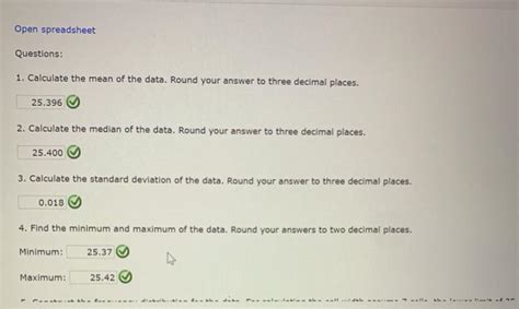 Solved Excel Online Activity Statistical Analysis The La Chegg