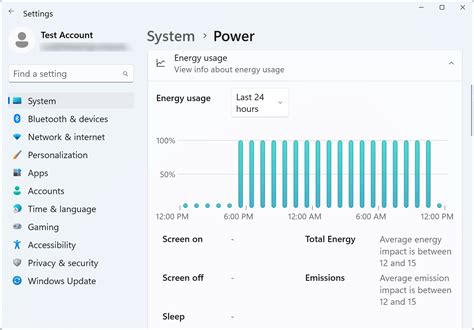 Windows H Getting An Energy Report With App S Power Usage