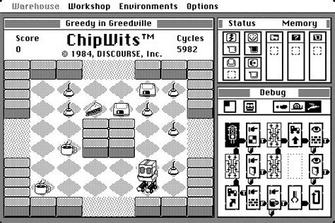 ChipWits 1984 By BrainPower Mac OS Classic Game