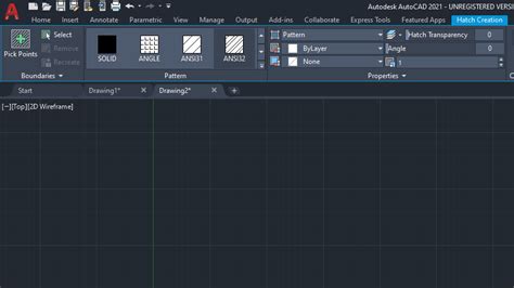 Hatches With Autocad Hatch Command Scda