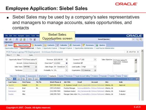 Module 1 Introducing Siebel Applications