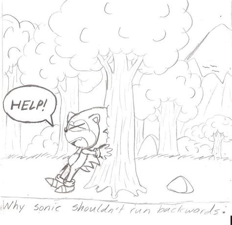 Sonic Shouldnt Run Backwards By Broken Hedgehog On Deviantart