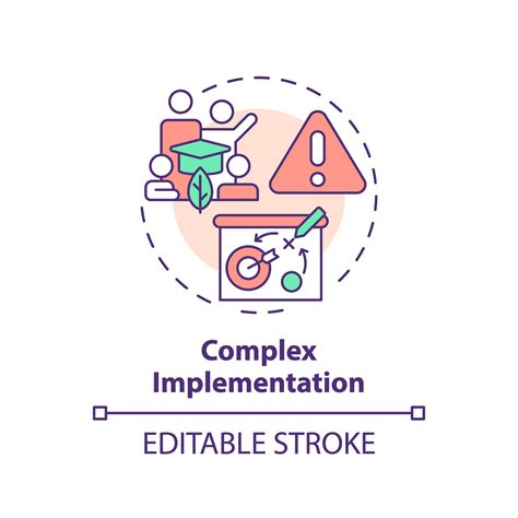 Editable Complex Implementation Icon Concept Isolated Vector Sustainable Office Thin Line