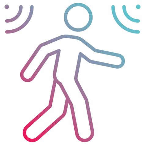 Motion Sensor Generic Gradient Outline Icon