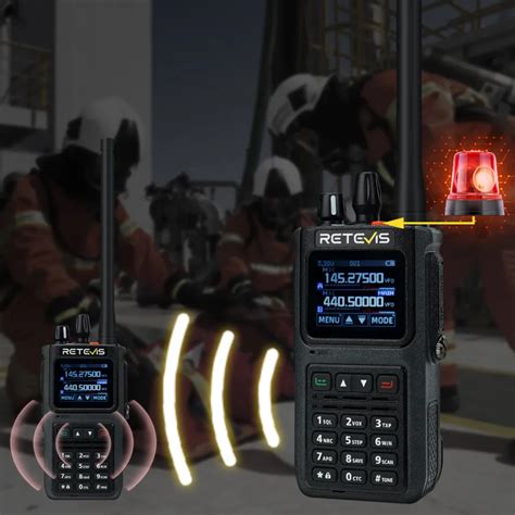 Retevis C1 Noise Reduction Ip67 Waterproof 5w Dual Band Two Way Radio