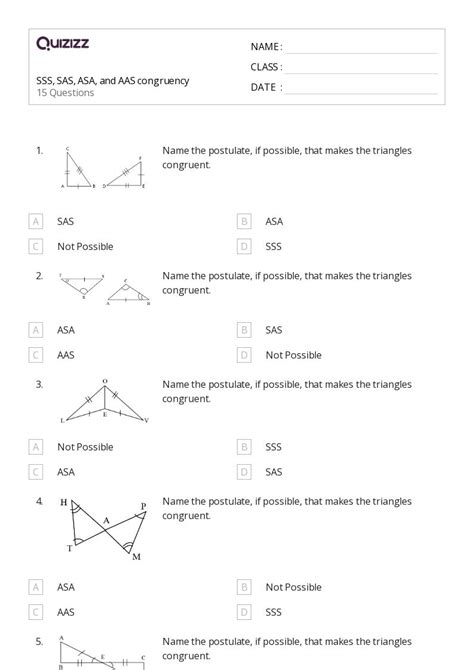 Congruent Triangles Sss