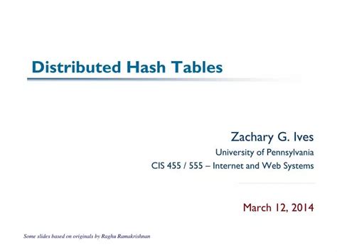 Ppt Distributed Hash Tables Powerpoint Presentation Free Download Id372261